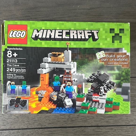 Lego | Toys | Lego Minecraft Adventure Set With Green And Orange ...
